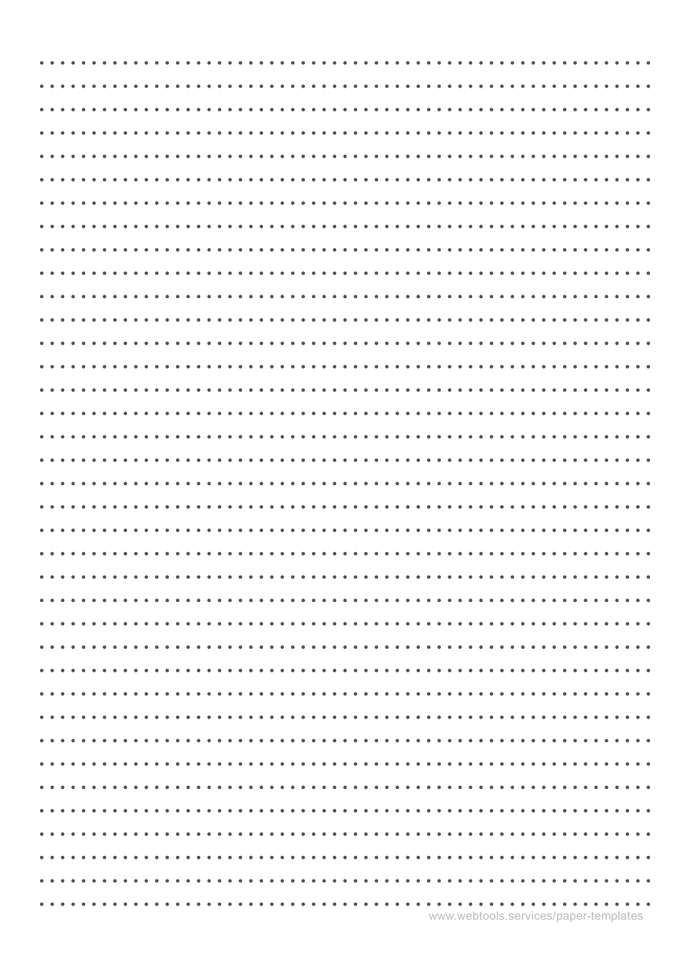 Webtools Medium Ruled Paper With Dotted Black Lines