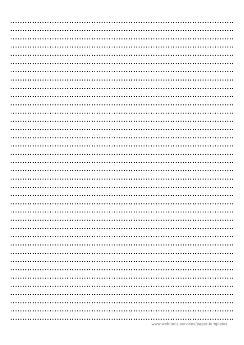 Webtools Medium Ruled Paper With Dotted Black Lines